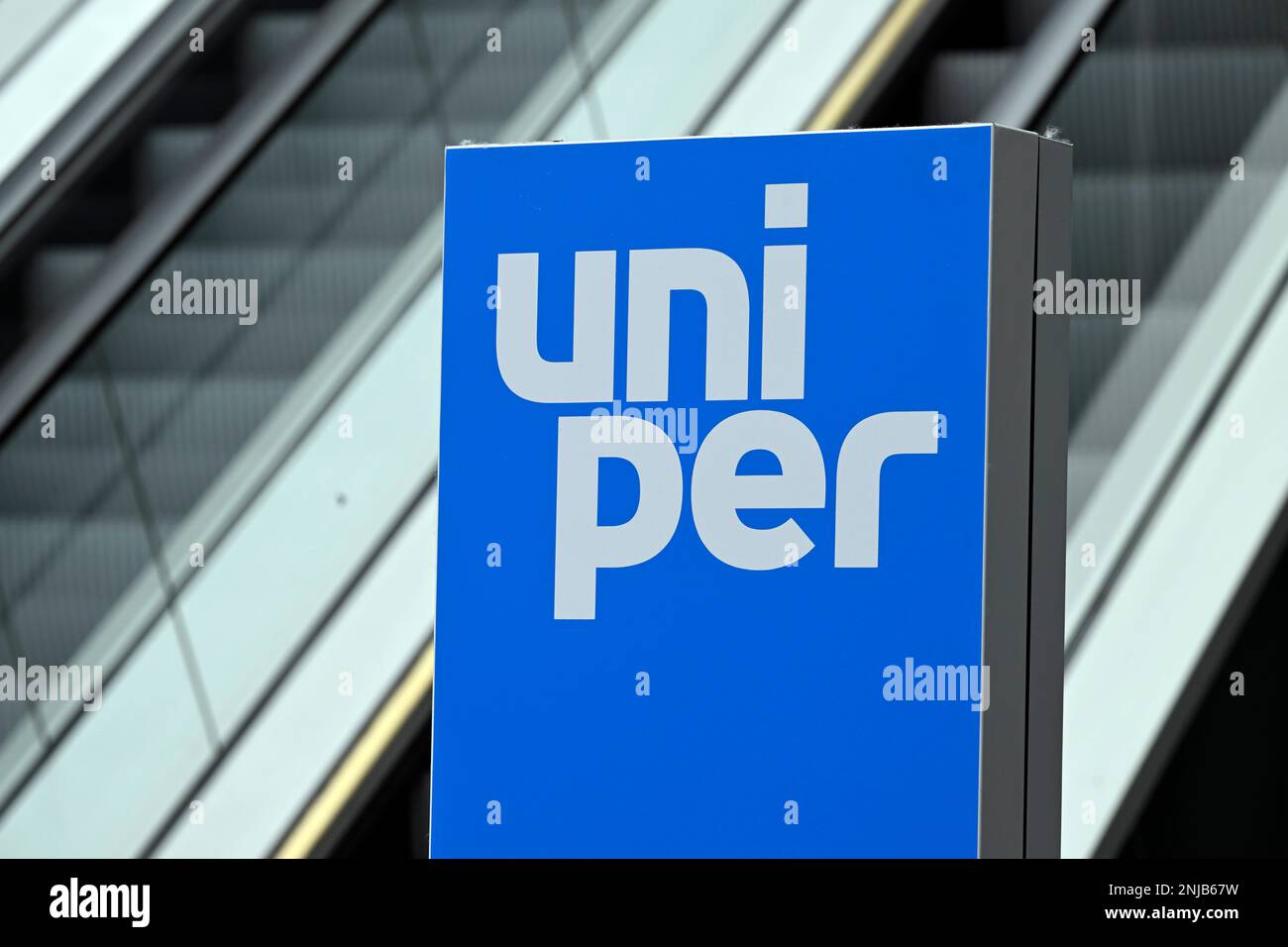 FILE --Logo of the energy supplier Uniper at the group headquarters in ...
