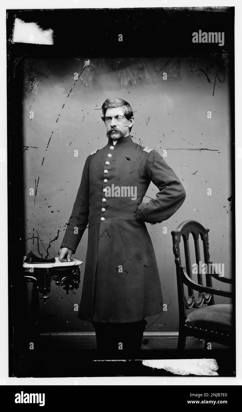 Portrait of Colonel Harrison Allen, a Union Army officer from ...