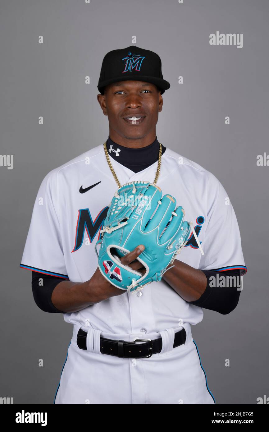 This is a 2023 photo of Jefry Yan of the Miami Marlins baseball team ...