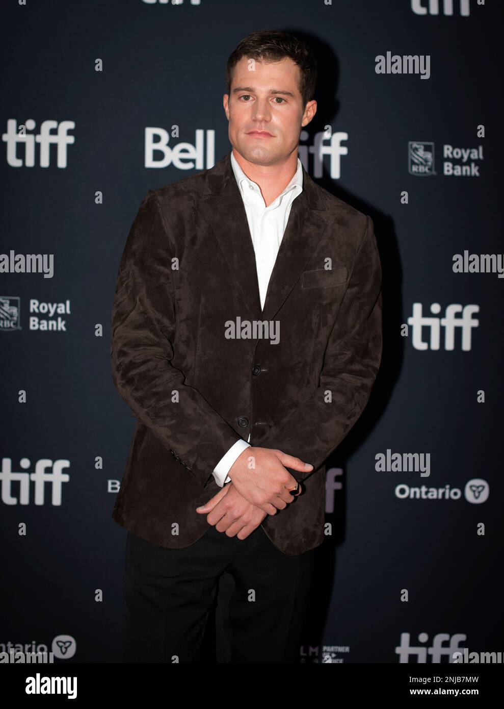 Actor Jake Picking poses for a photograph on the red carpet for the ...