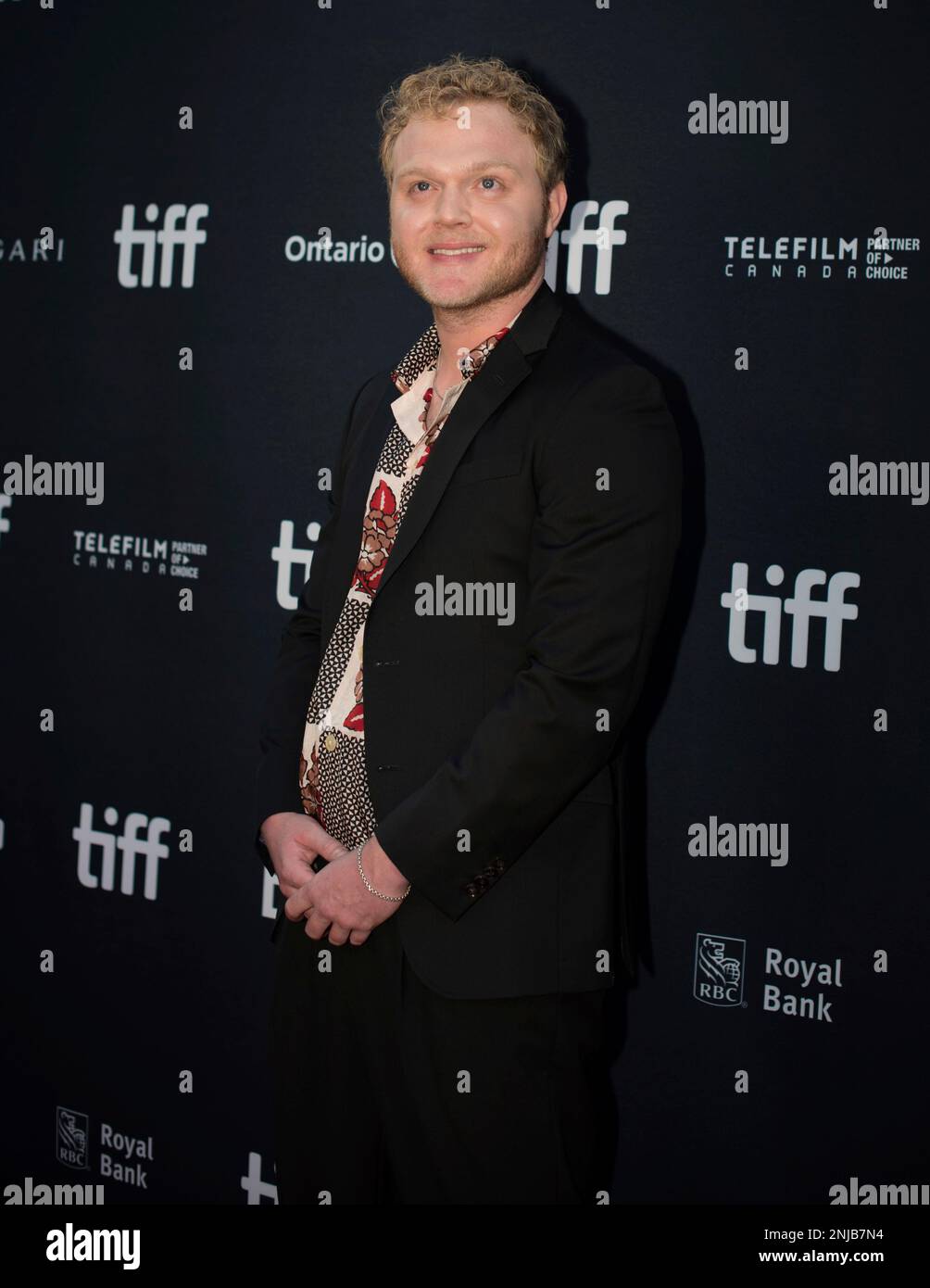 Actor Joe Adler poses for a photograph on the red carpet for the film ...