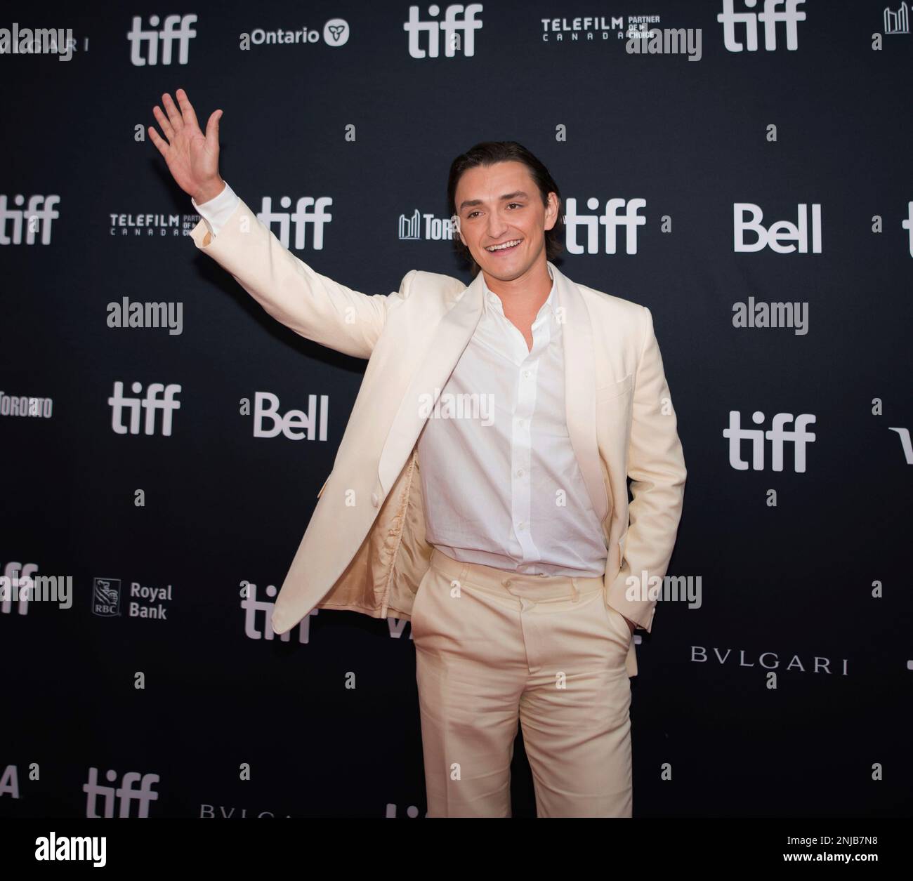 Actor Will Ropp poses for a photograph on the red carpet for the film ...