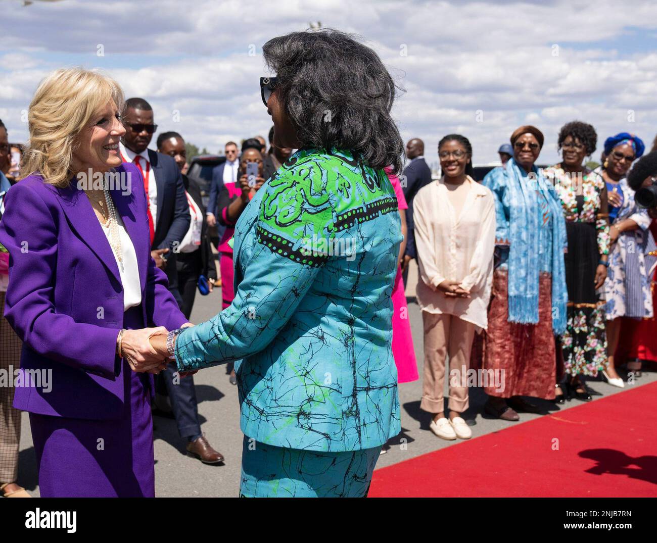 Windhoek, Windhoek, Namibia. 22nd Feb, 2023. U.S. First Lady JILL BIDEN ...