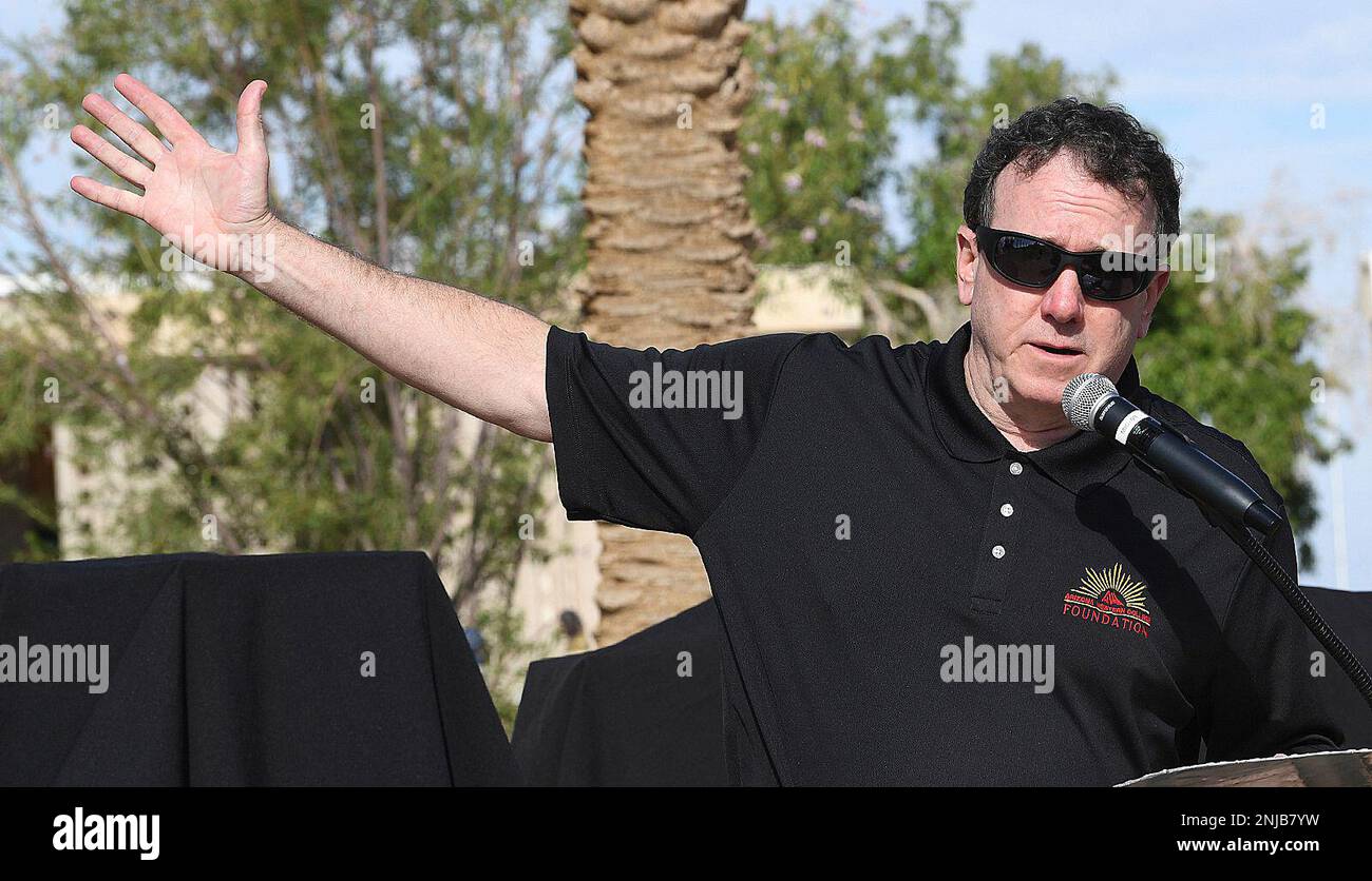 Arizona Western College President Dr. Daniel Corr speaks at the ...