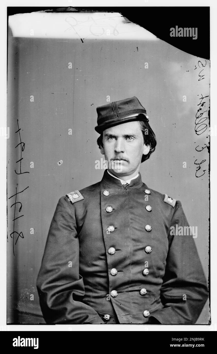 A portrait of Colonel E. Olcott, a military officer in the U.S. Army ...