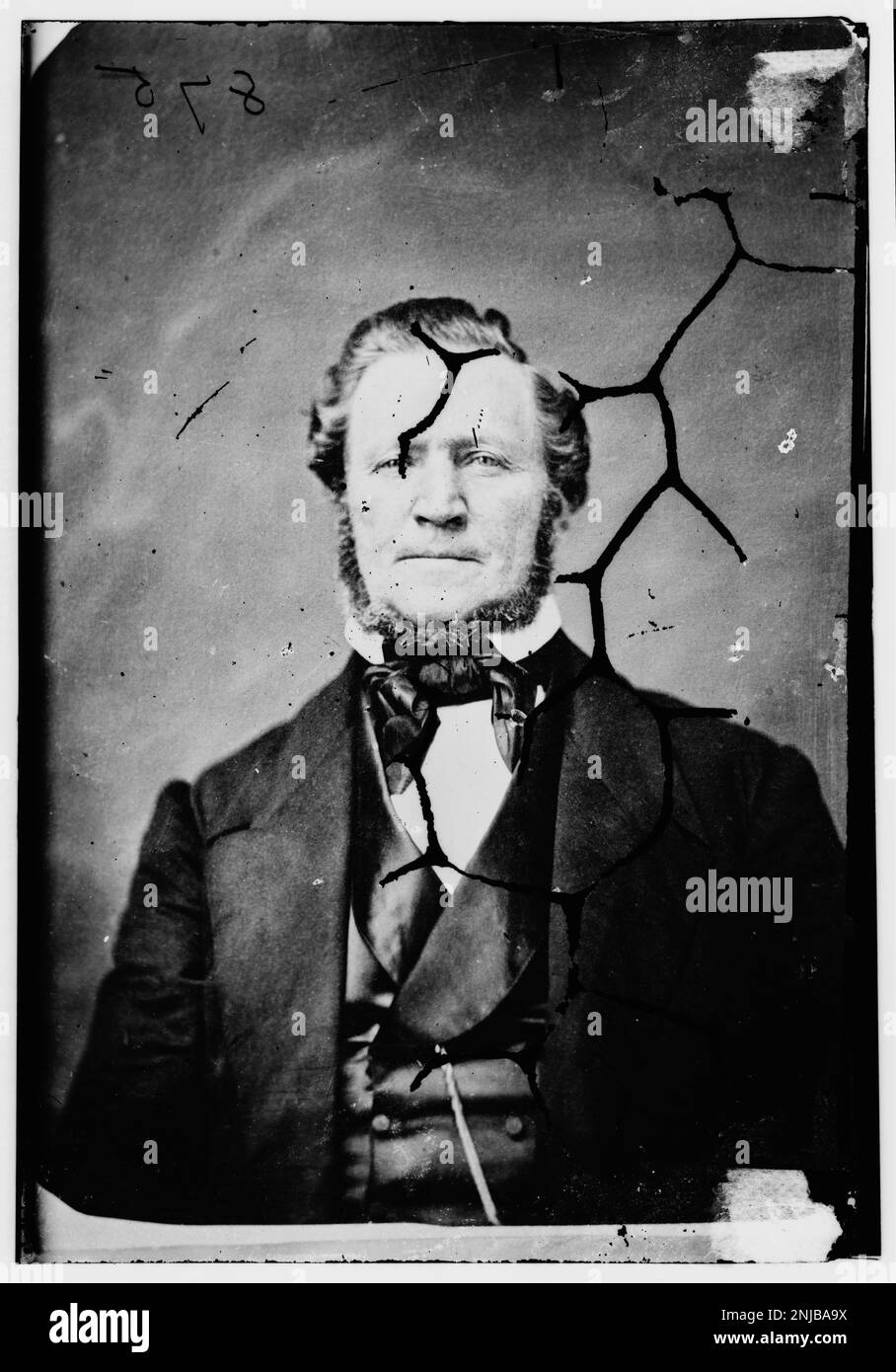 Portrait of Brigham Young, leader of the Mormon movement, captured in ...
