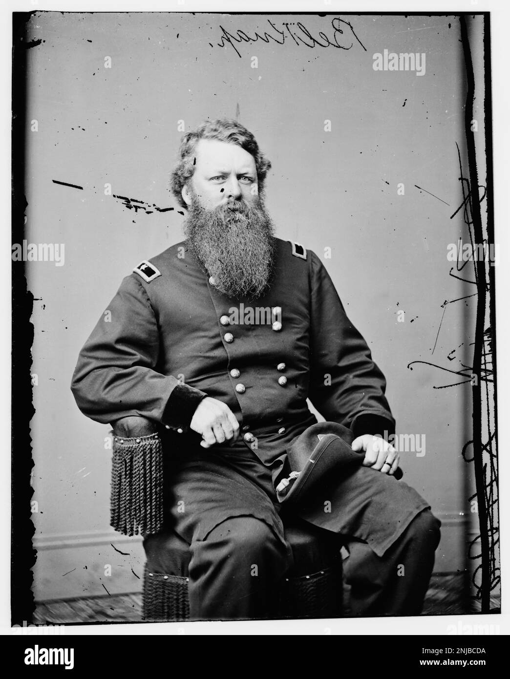 Portrait of General W.W. Belknap, a U.S. Army officer who served in the ...