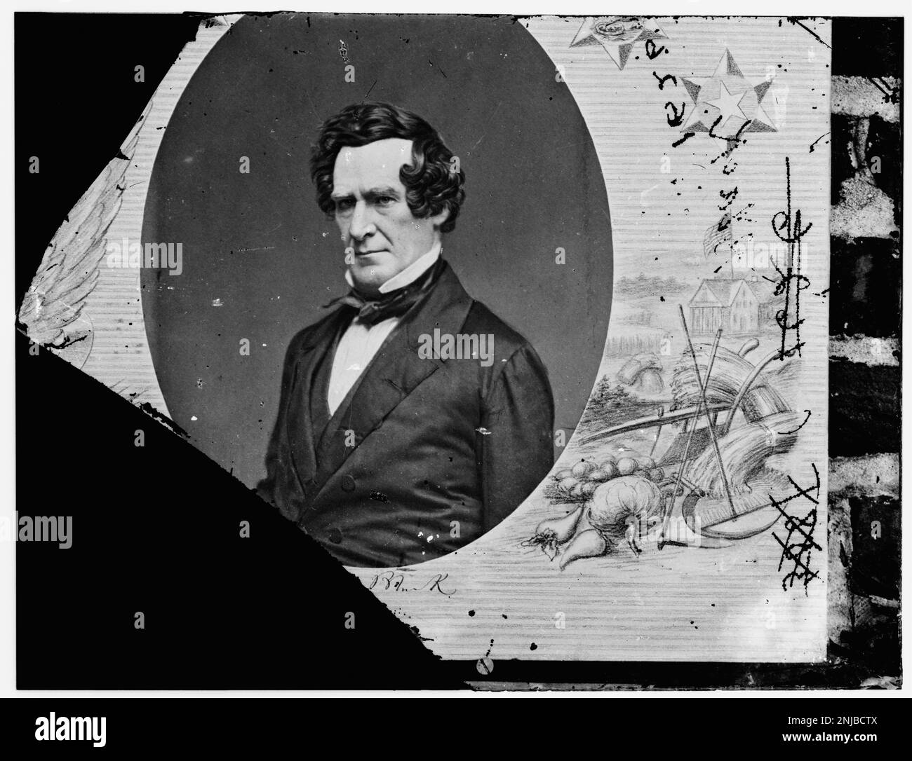 Portrait of Judge Jeremiah Black, a prominent U.S. legal figure from ...