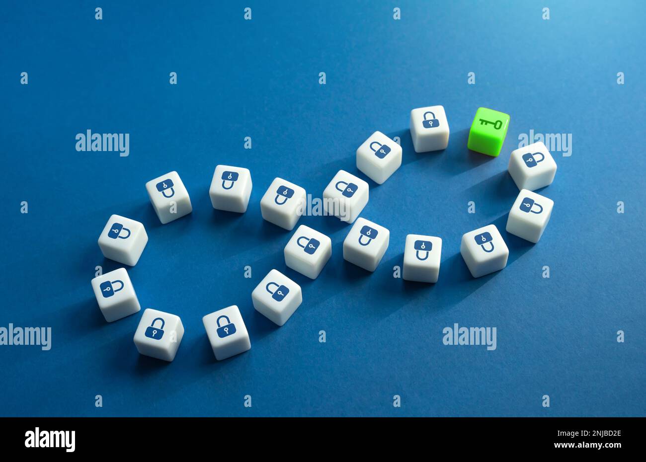 Break the vicious circle. Find the key to exit the endless loop ...