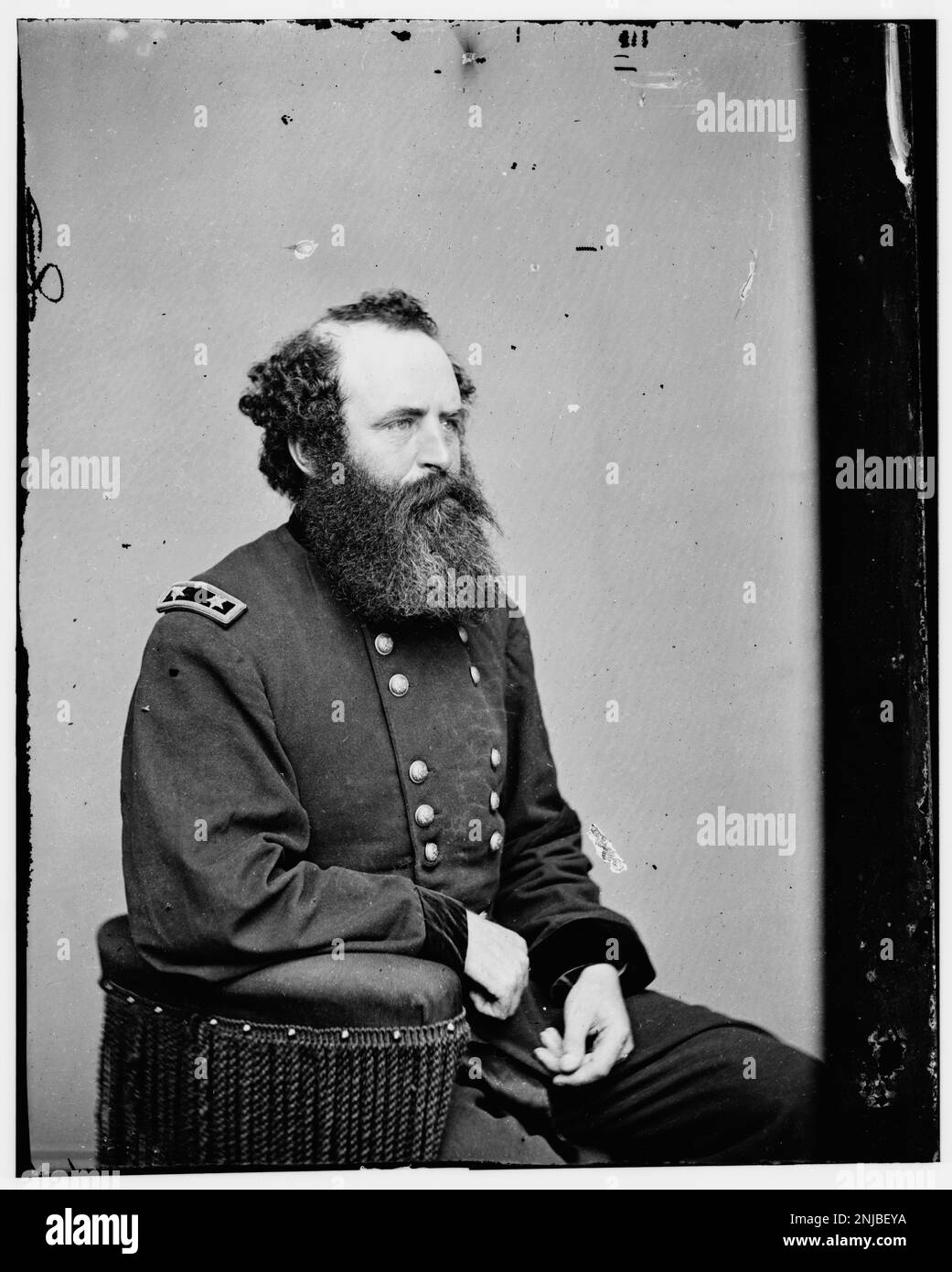 Portrait of General R.B. Ayers, a Union Army officer during the ...