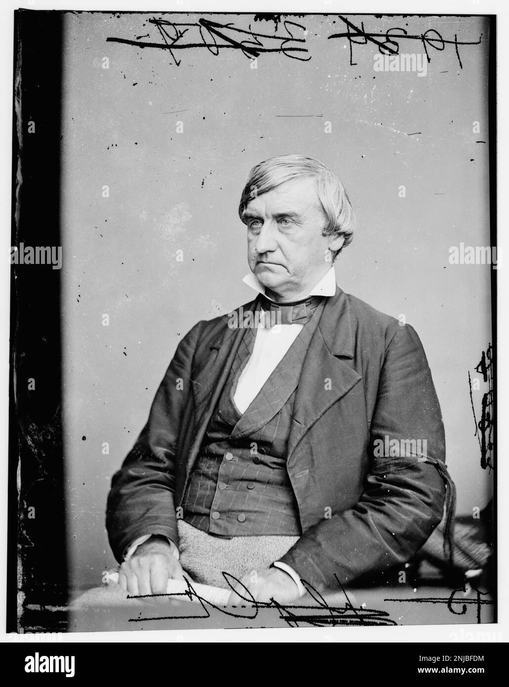 Portrait of Judge Jos. Holt, an important figure in the U.S. judicial ...