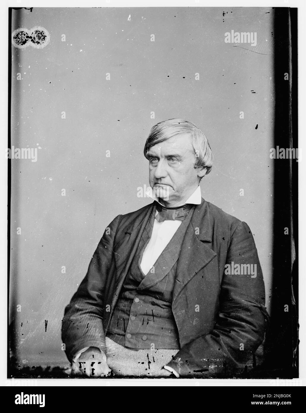 Portrait of Judge Jos. Holt, a prominent legal figure in 19th-century U ...
