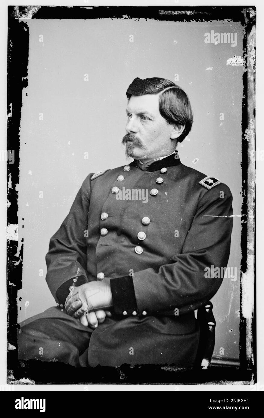 Portrait of Gen. George B. McClellan, U.S. Army general during the ...