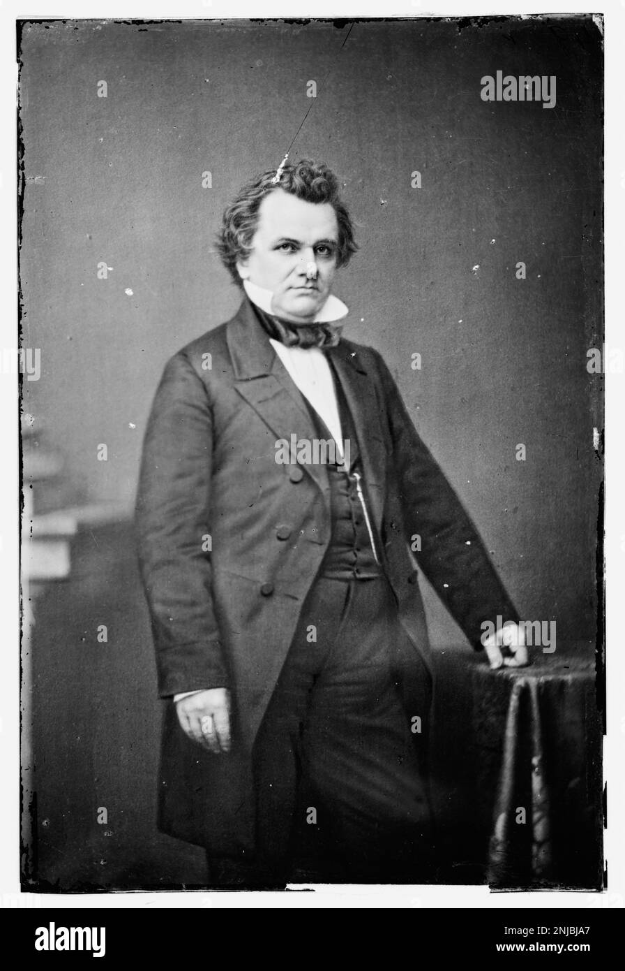 Portrait of Stephen A. Douglas, a prominent U.S. politician and Senator ...