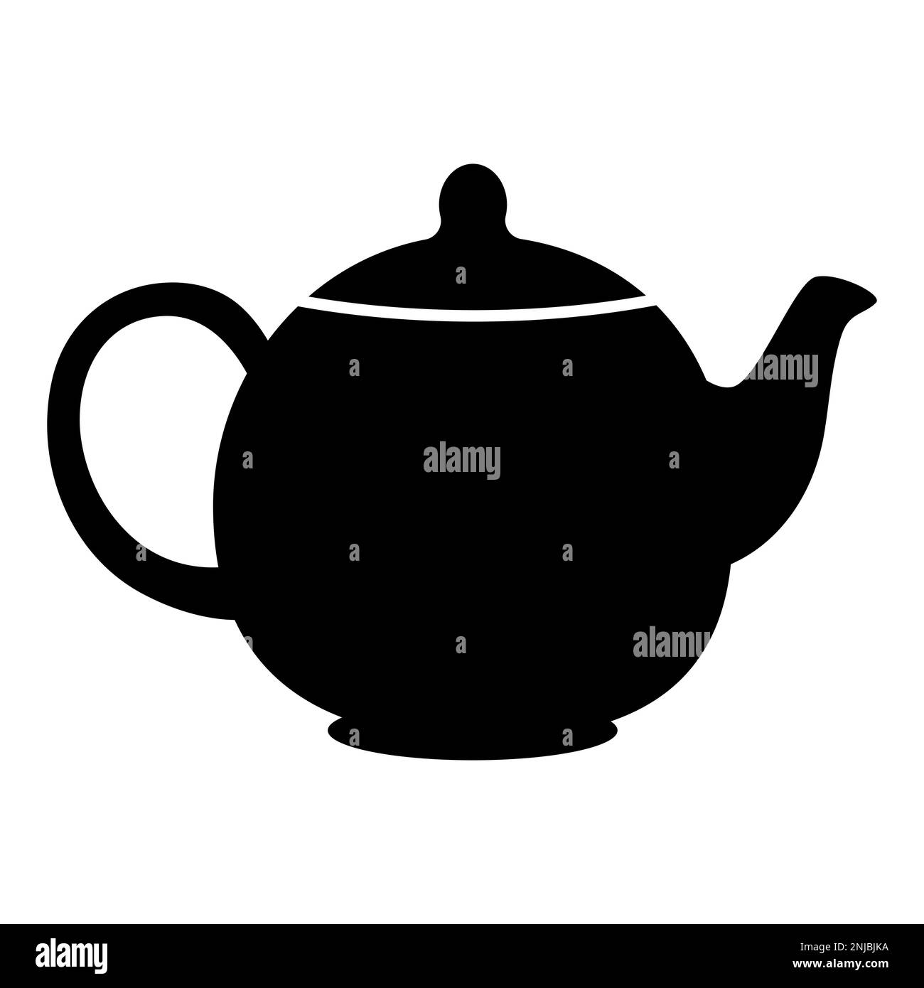 Teapot icon. Vector illustration isolated on white background Stock ...
