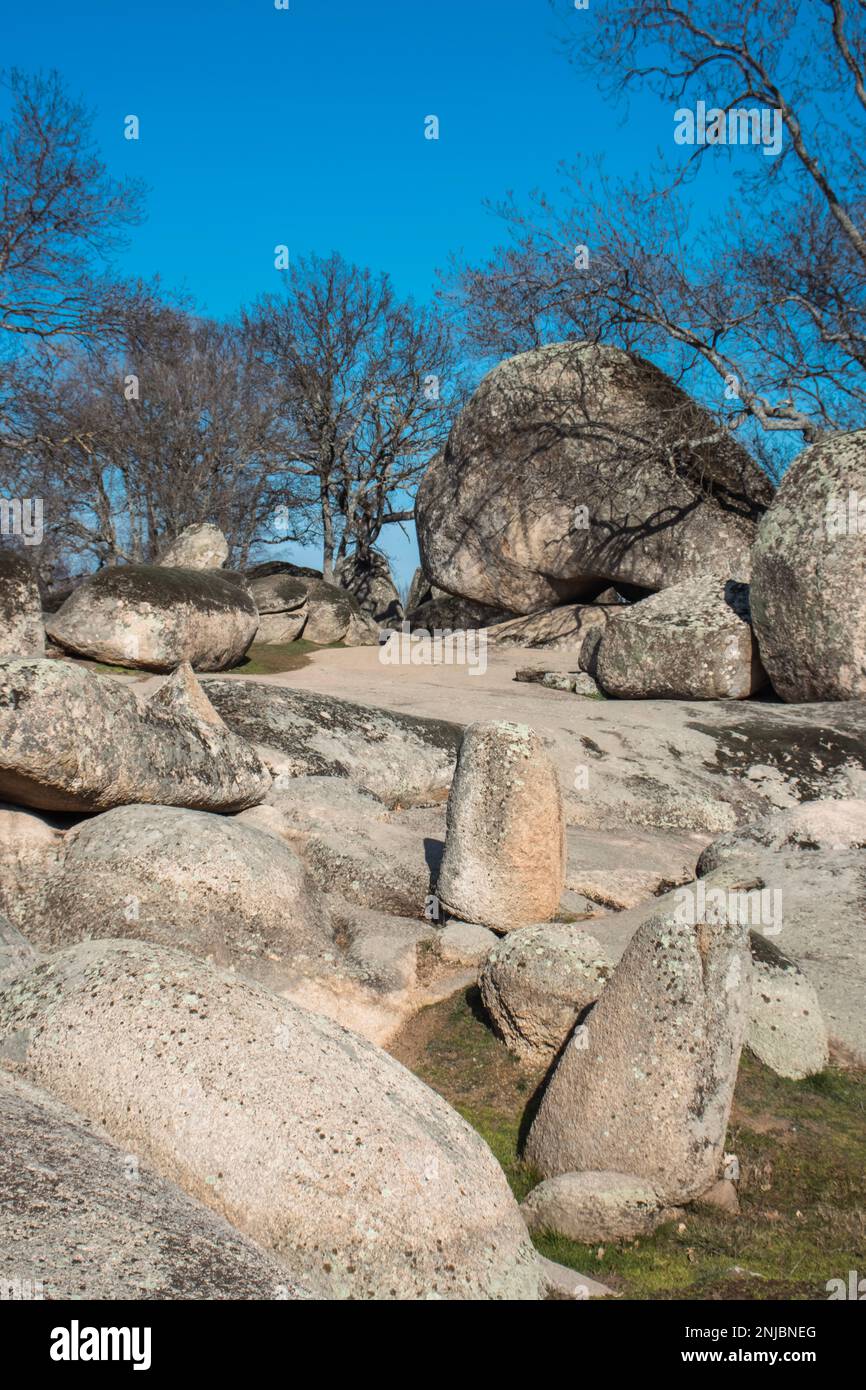 Beglik Tash megalithic rock-formations Stock Photo - Alamy