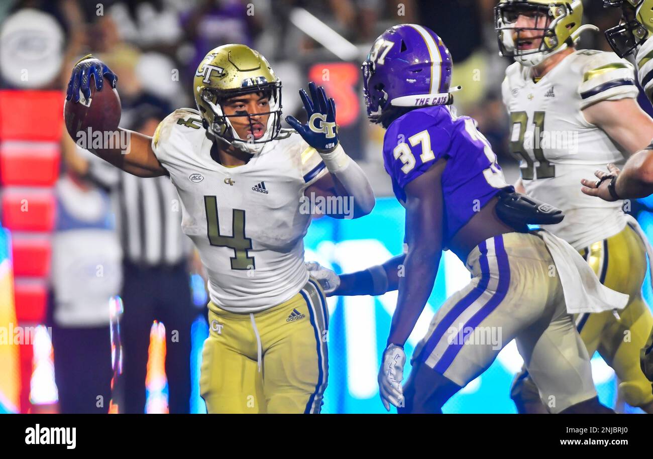 ATLANTA, GA - September 10: Georgia Tech Yellowjackets running back ...