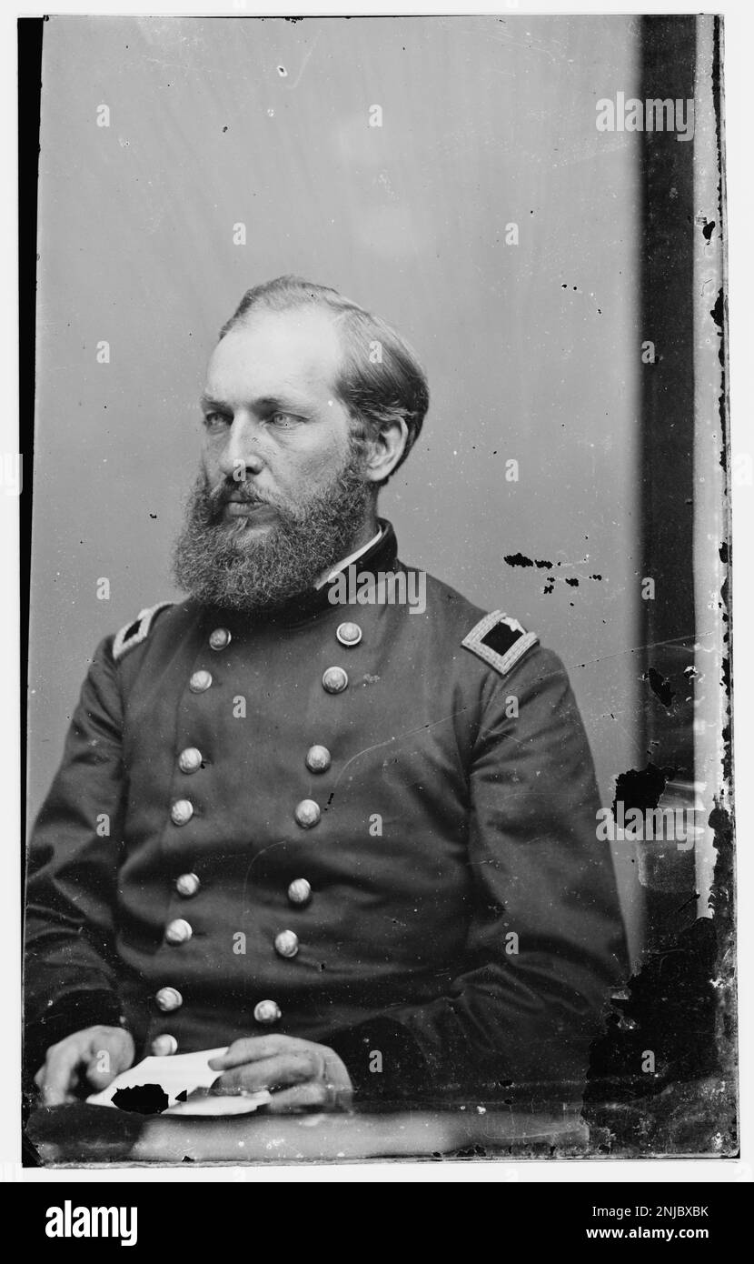 Portrait of General James Garfield, U.S. Army, later 20th President of ...