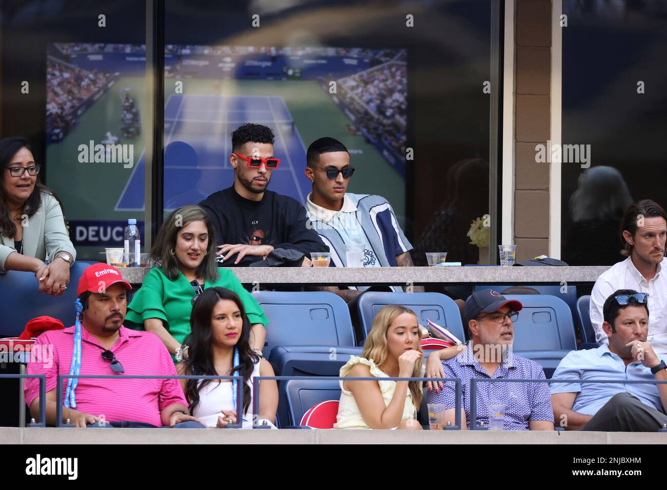 NBA Player, Kyle Kuzma during a women's singles championship match at ...