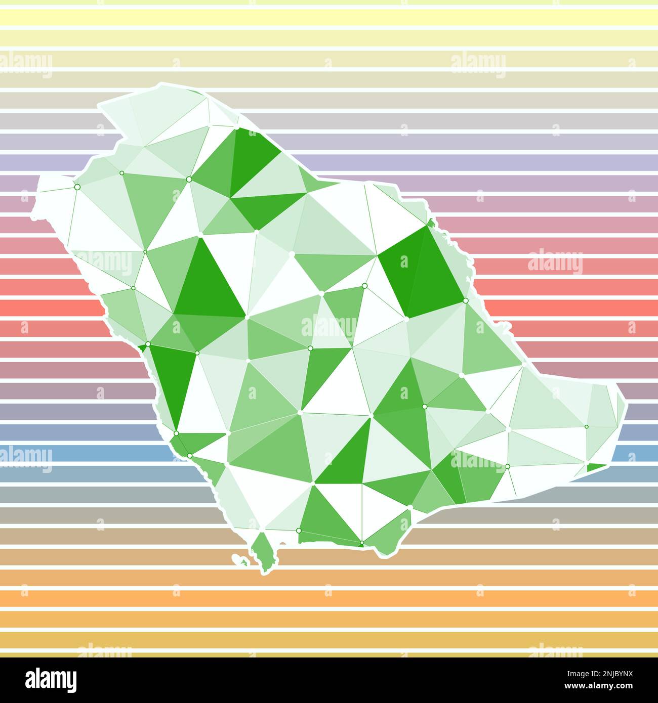 Saudi Arabia vector illustration. Saudi Arabia design on gradient ...