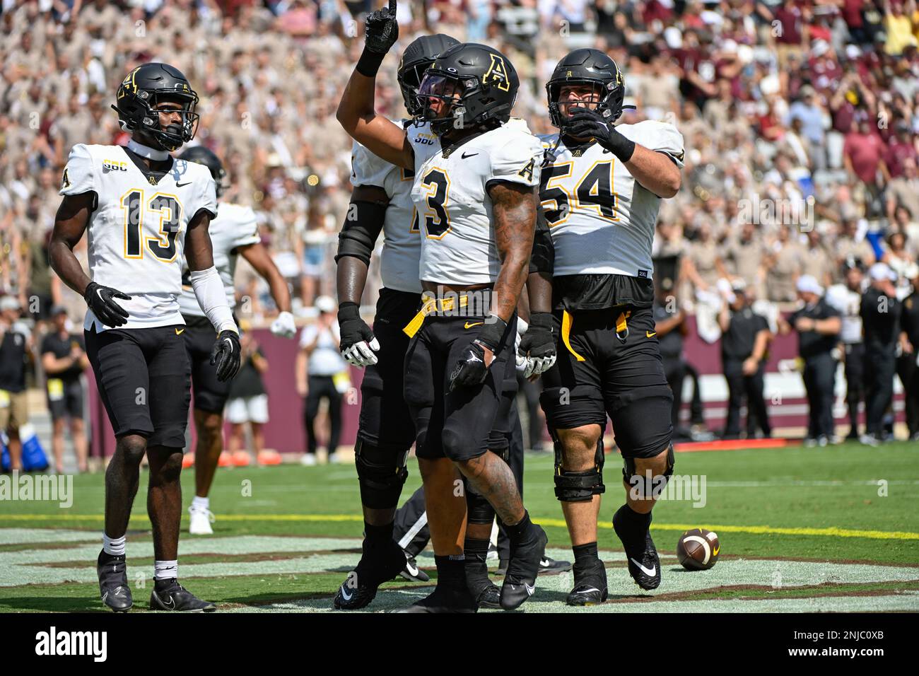 COLLEGE STATION, TX - SEPTEMBER 10: Appalachian State Mountaineers ...