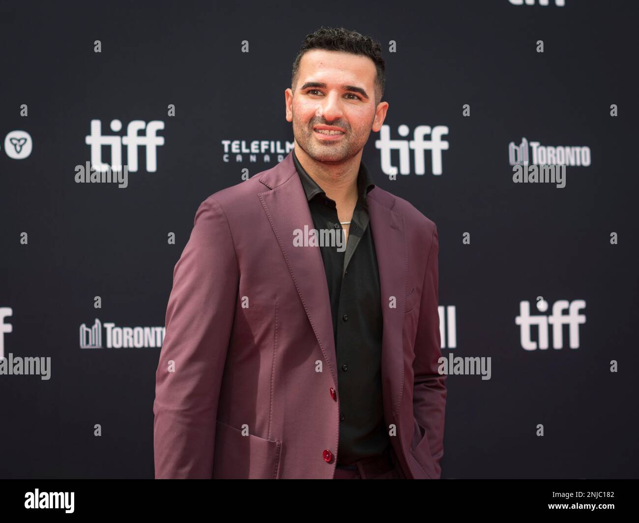 Calgary Flames' Nazem Kadri poses for a photograph on the red carpet ...