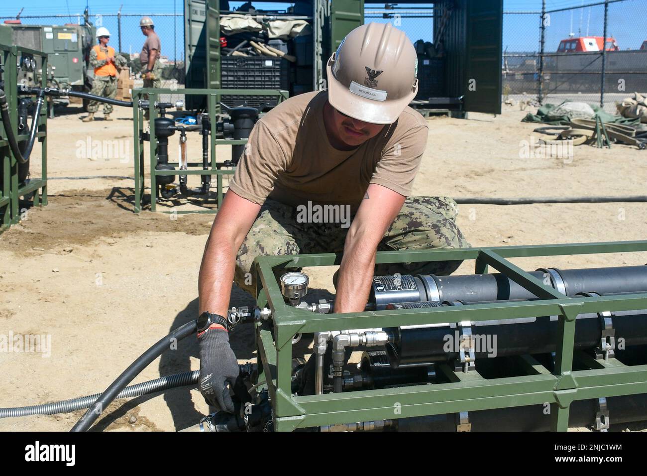 PORT HUENEME, Calif. (Aug. 6, 2022) Utilitiesman 1st Class Ryan ...