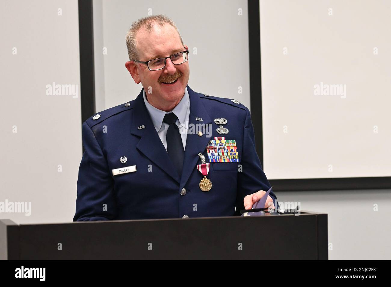 U.S. Air Force Lt. Col. Darryl McLean, former commander of the 72nd ...