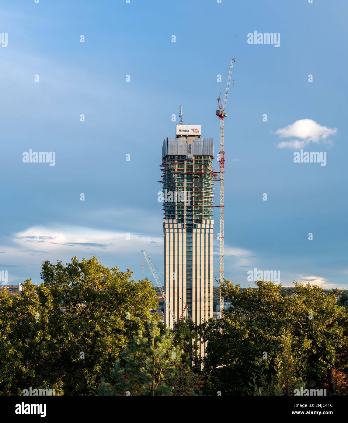 Gothenburg, Sweden - september 18 2022: High rise Karlatornet under construction Stock Photo - Alamy