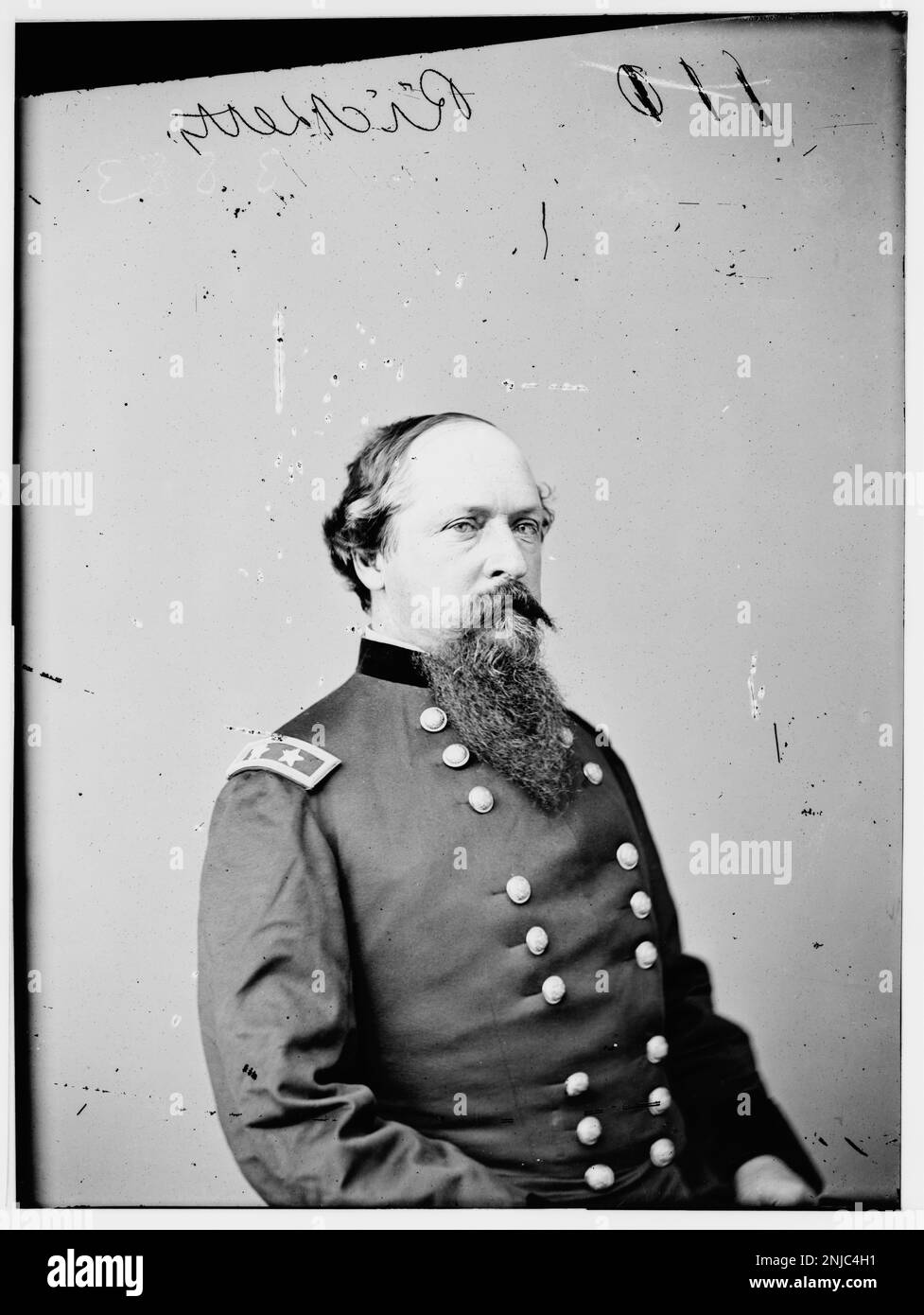 Portrait of General Ricketts, a U.S. Army officer, highlighting his ...