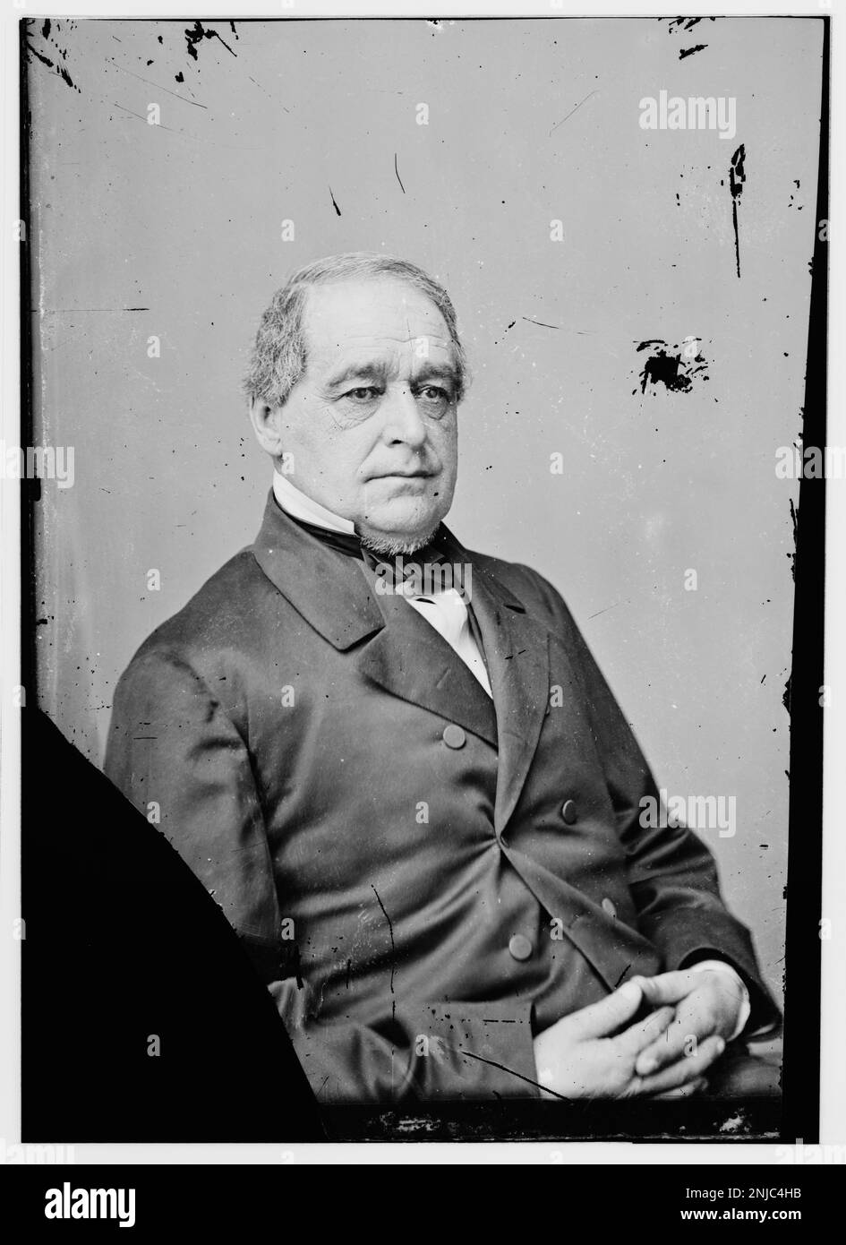 Portrait of Hannibal Hamlin, the 15th Vice President of the United ...