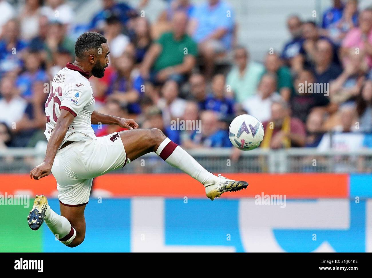 Torino's Koffi Djidji in action during the Italian Serie A soccer match ...