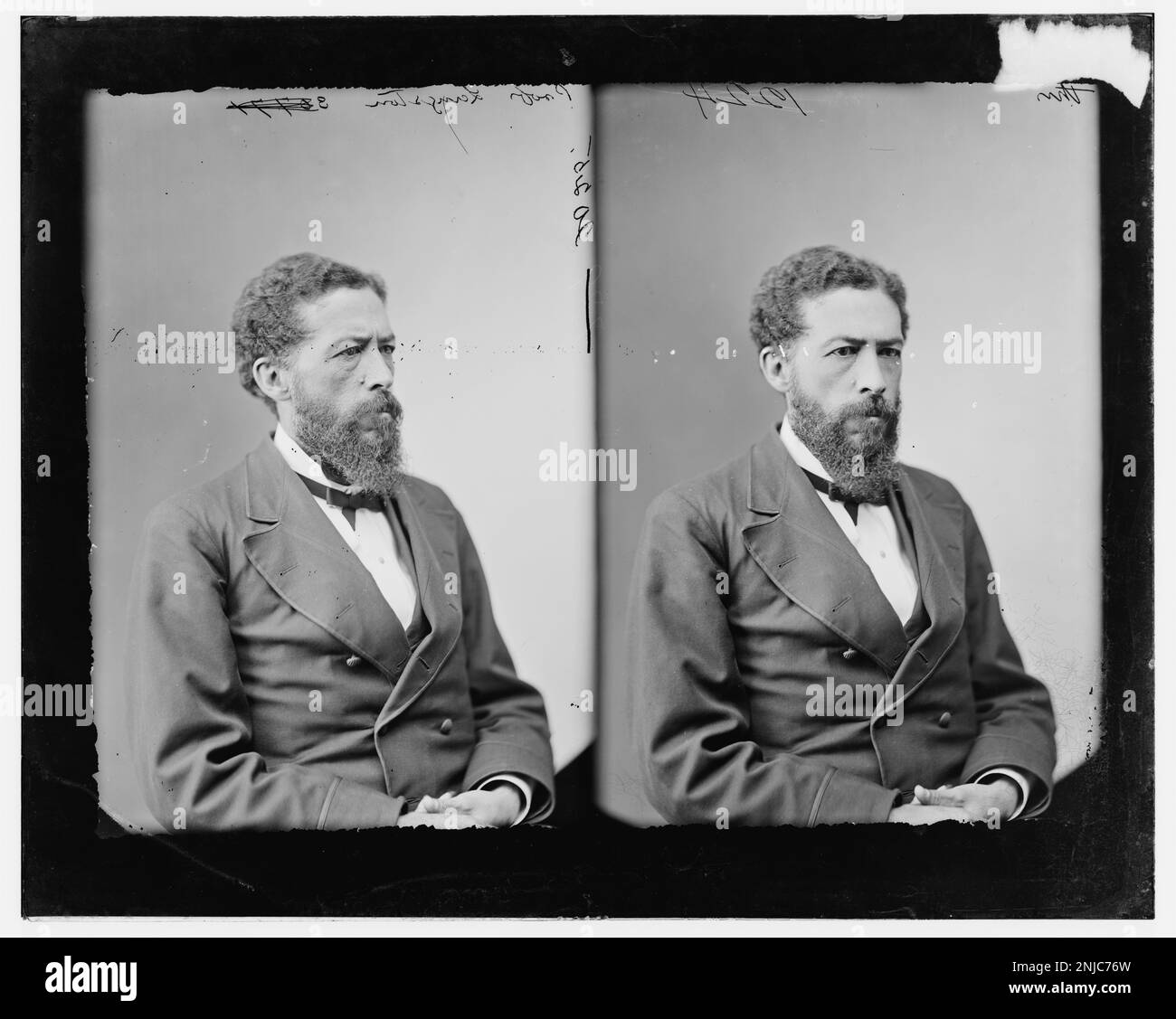 Portrait of Professor John Langston, an educator and civil rights ...