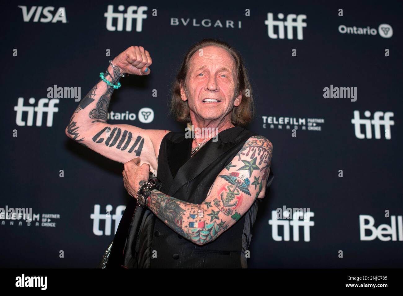 Actor Paul Raci poses on the red carpet for the film, Butcher's ...