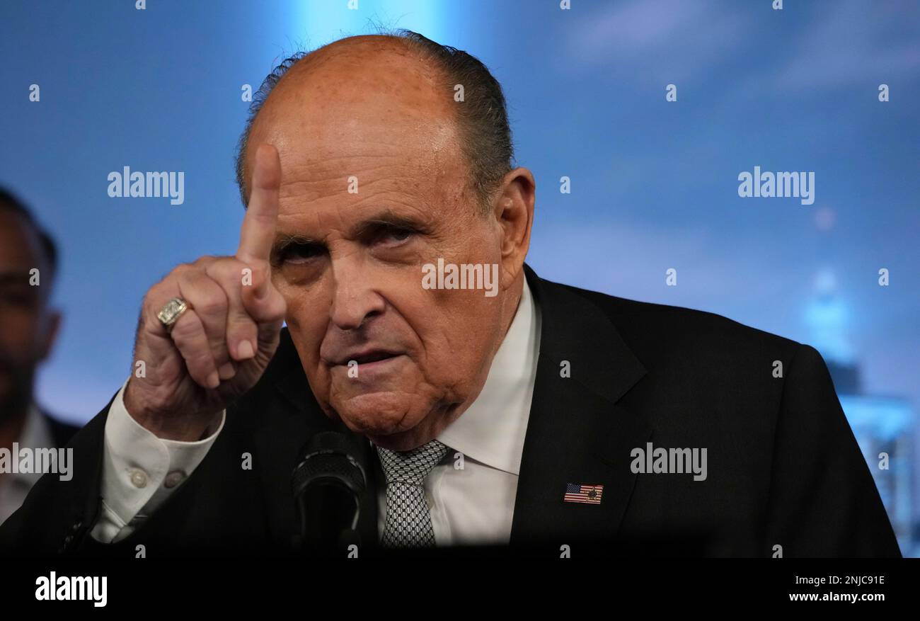 Photo by: John Nacion/STAR MAX/IPx 2022 9/9/22 Rudy Giuliani is ...