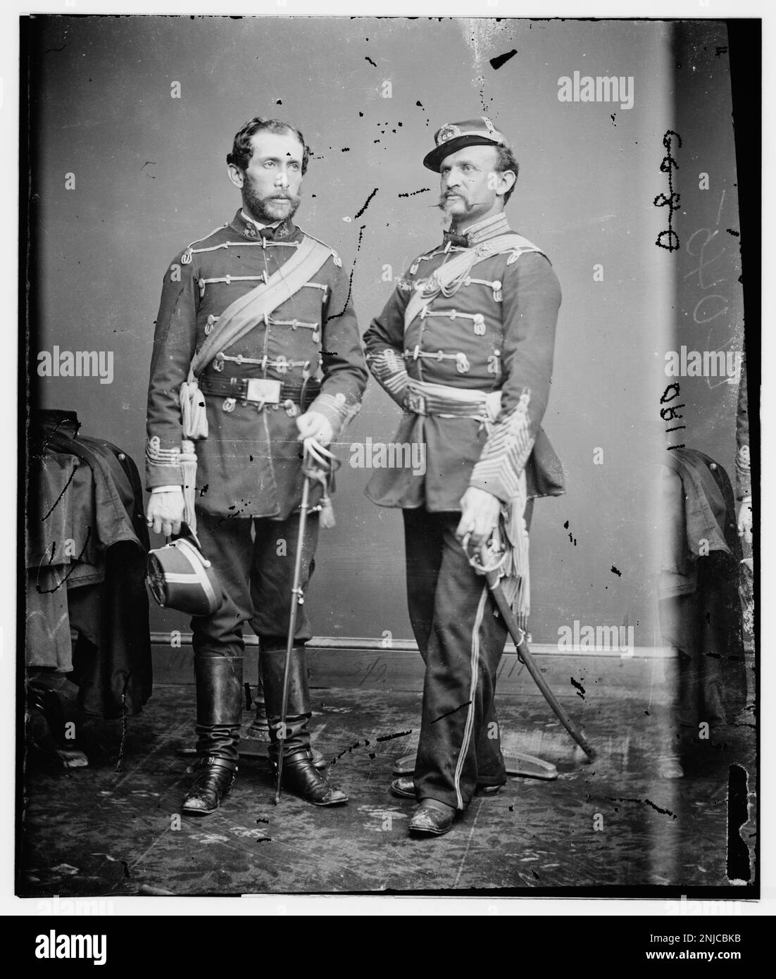 Photograph of Colonel F.G. D'Utassy and his brother, captured as part ...