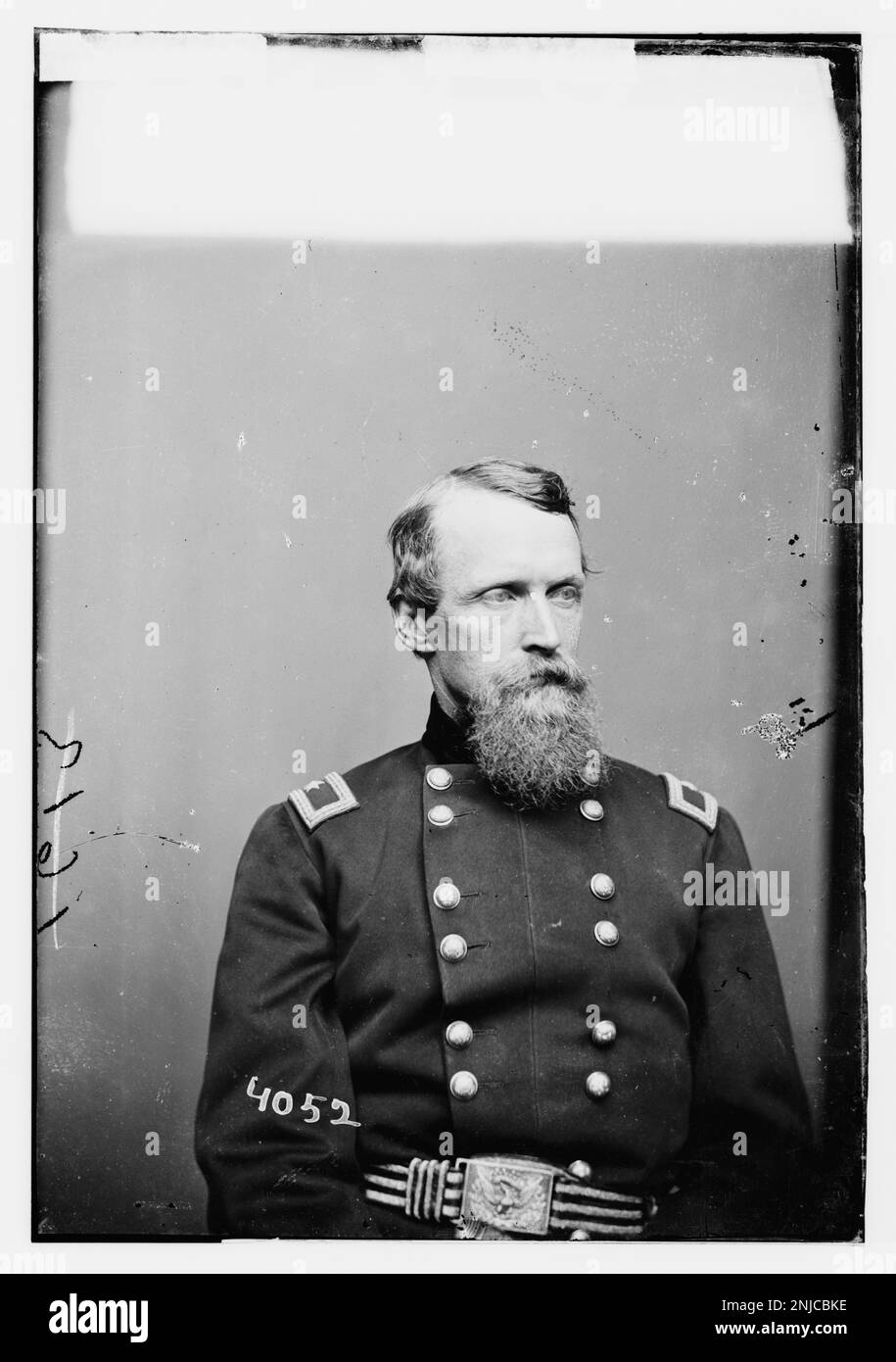 Portrait of Gen. D.B. Birney, U.S. Army general, captured in the Brady ...