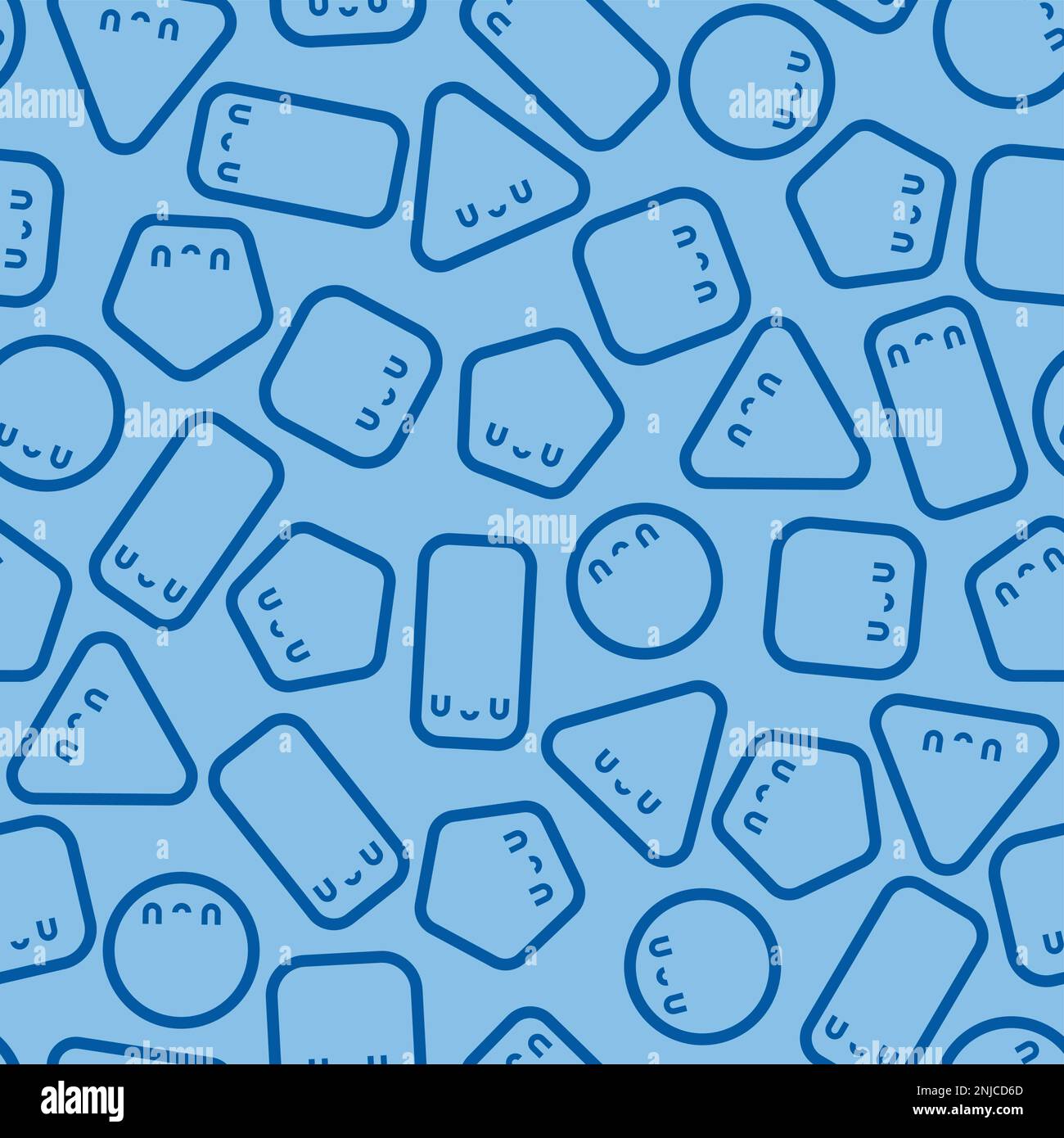 Cute geometric figure pattern seamless. Baby fabric texture Stock ...