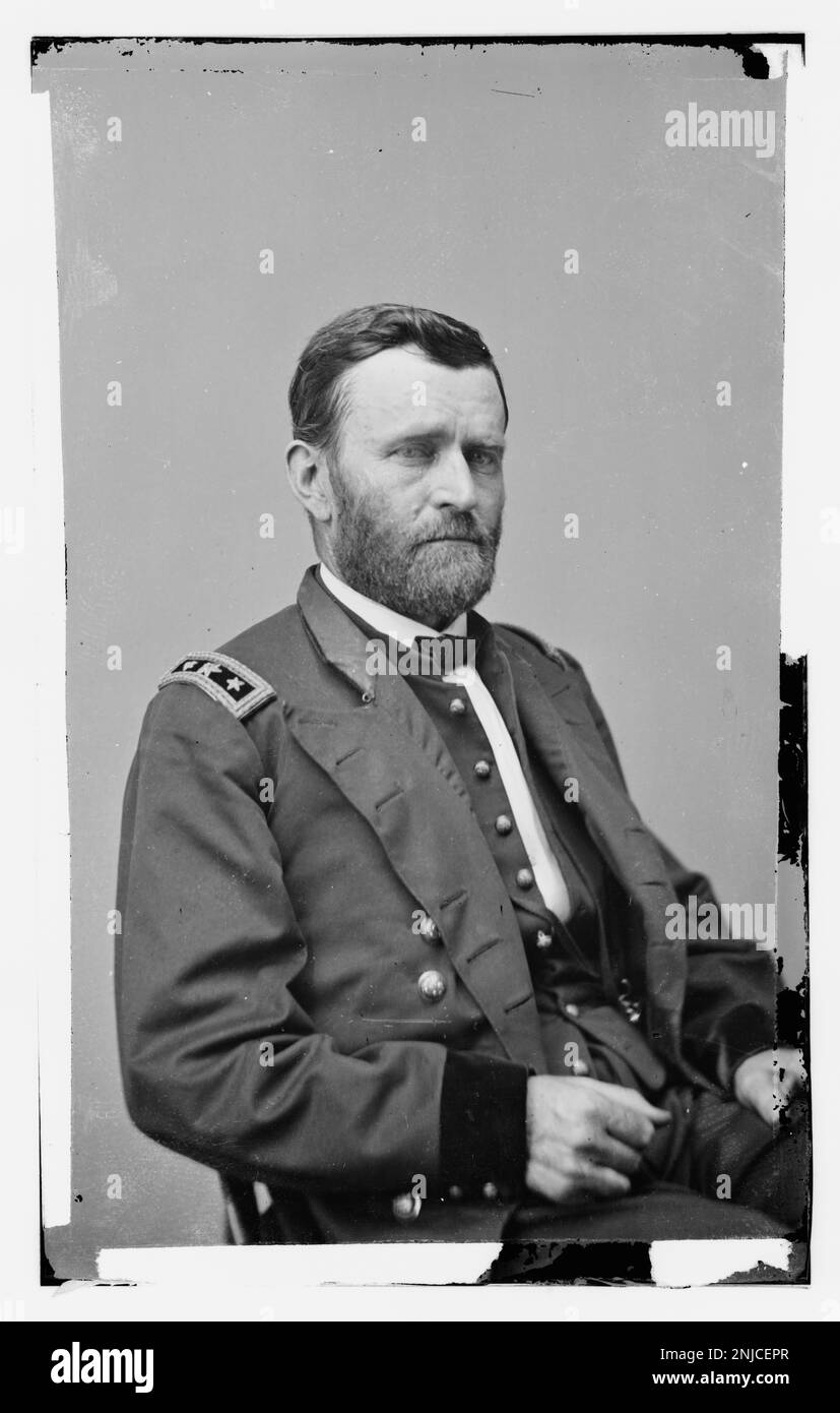 Portrait of General Ulysses S. Grant, U.S. Army, captured as part of ...