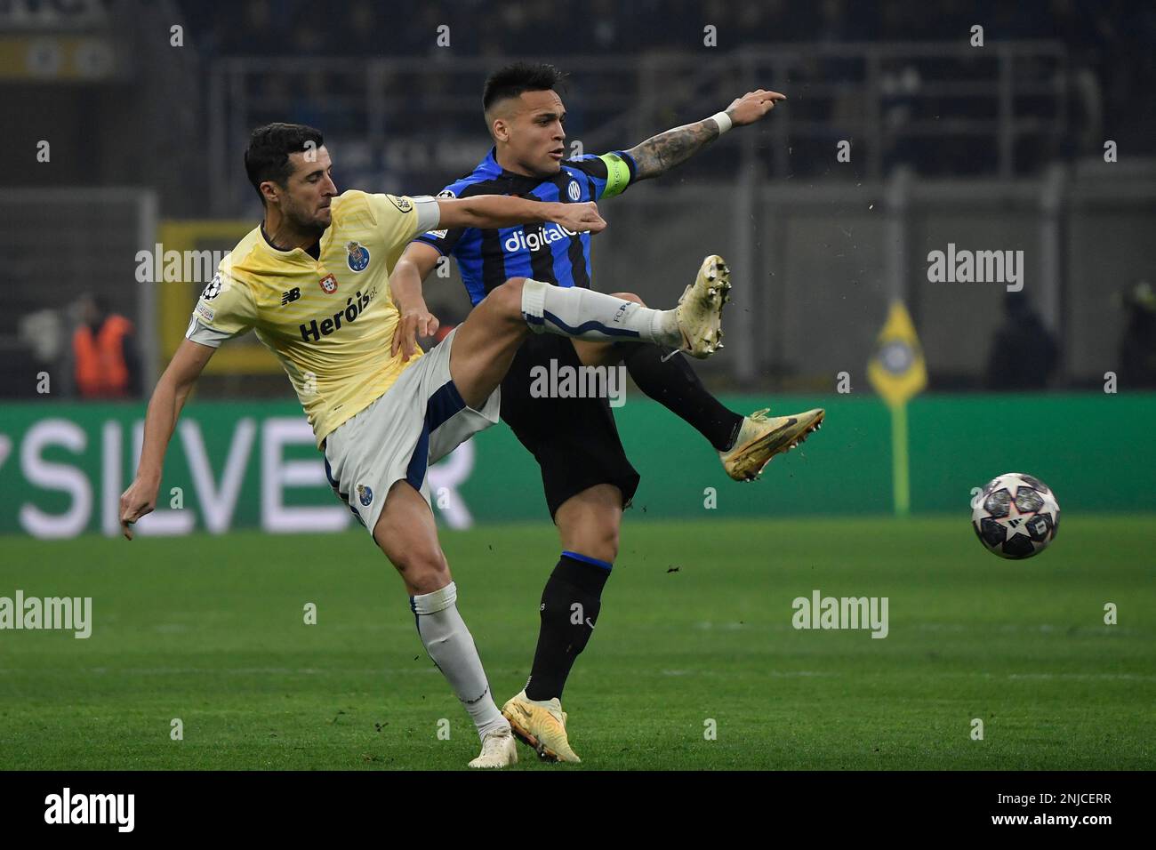 Milano, Italy. 22nd Feb, 2023. Ivan Marcano of FC Porto and Lautaro ...
