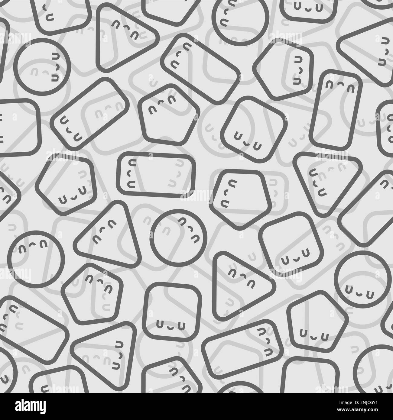 Cute geometric figure pattern seamless. Baby fabric texture Stock ...