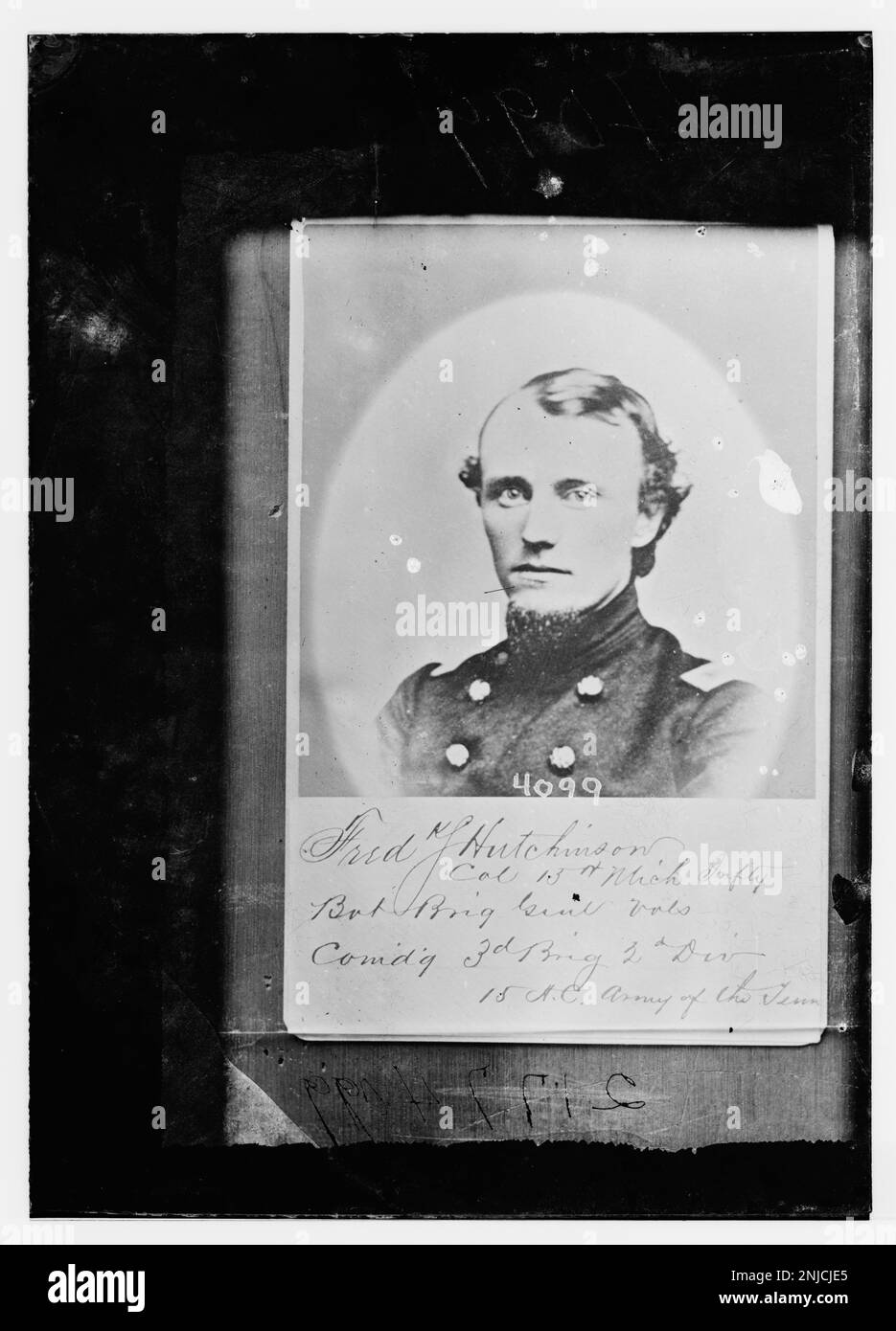 General Fred. Hutchinson, U.S. Army, captured in a formal portrait. He ...