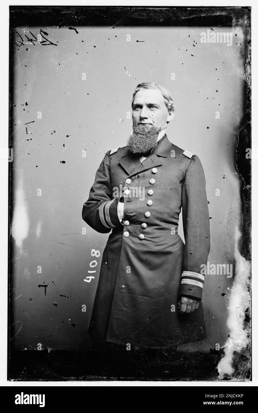 Portrait of Admiral De Kraft, a U.S. Navy officer, from the Brady-Handy ...