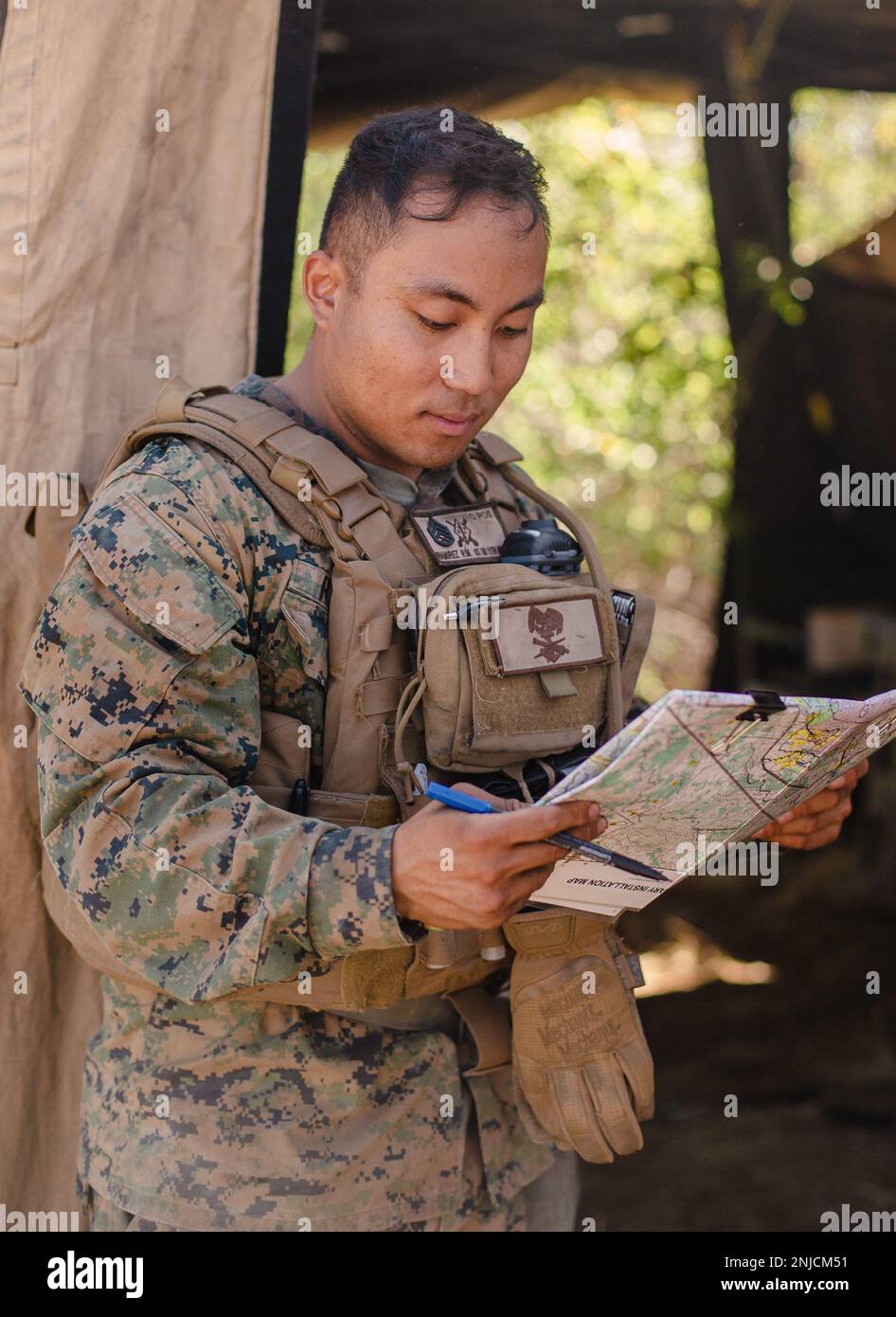 U.S. Marine Corps Staff Sgt. Ronel Ramirez, the administrative chief ...