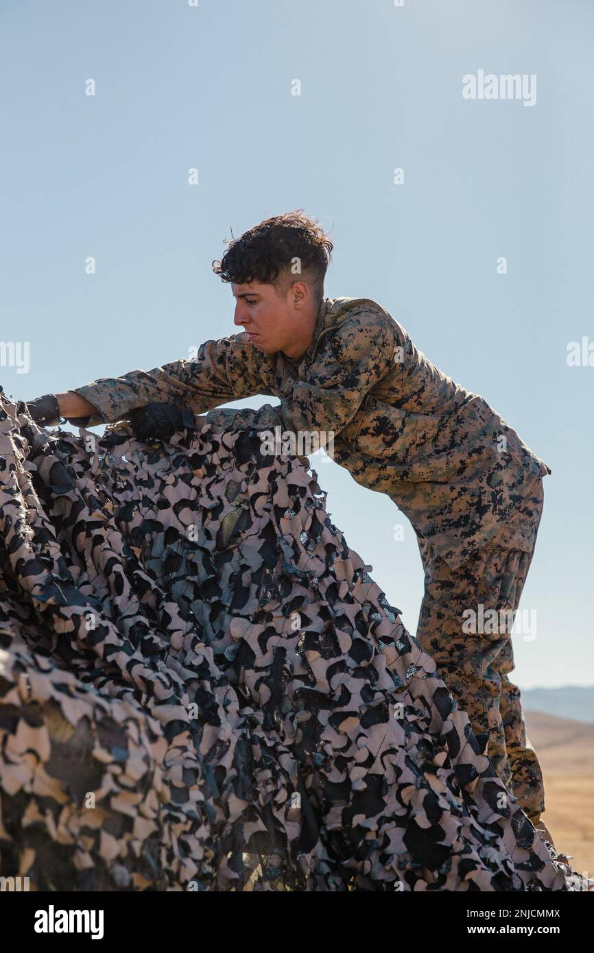 U.S. Marine Corps Cpl. Noah Jones, an assistant security launcher chief ...