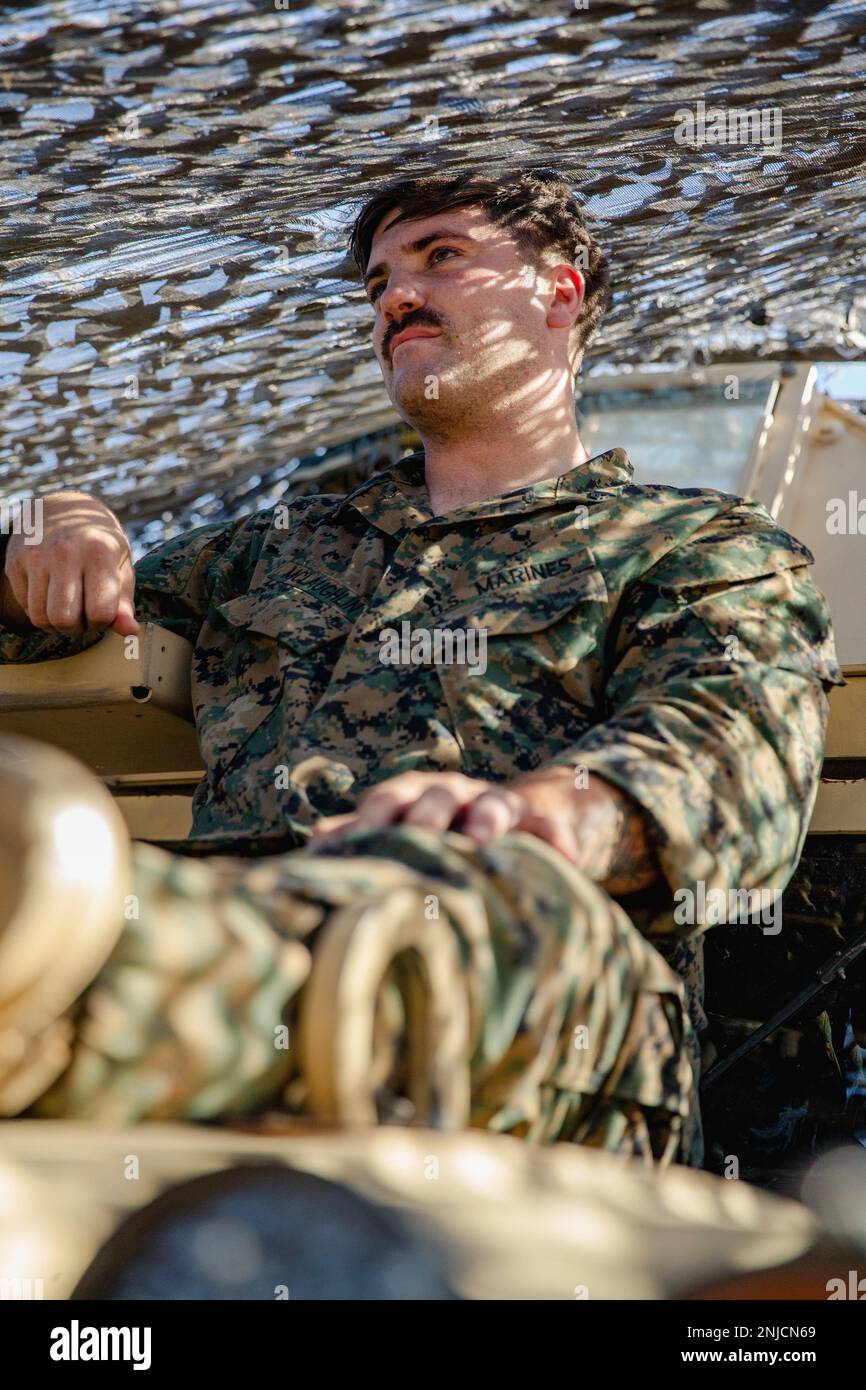 U.S. Marine Corps Cpl. Michael McLaughlin, a launcher security chief ...