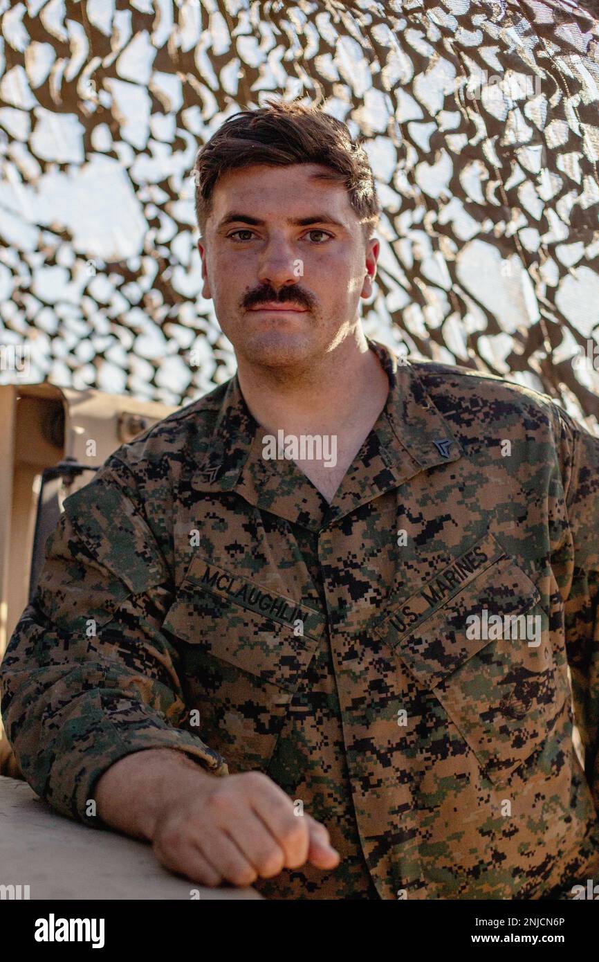 U.S. Marine Corps Cpl. Michael McLaughlin, a launcher security chief ...