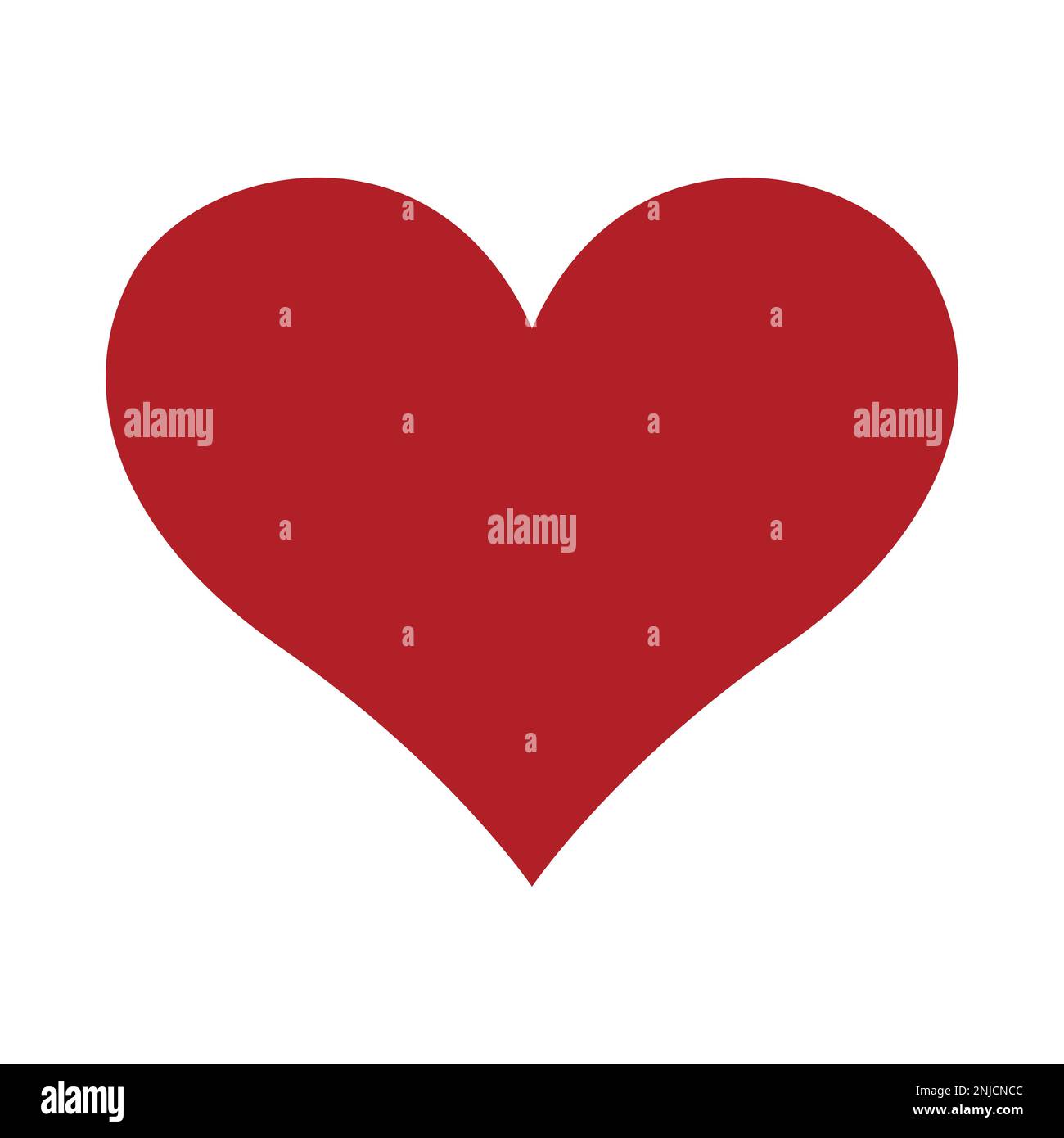 red heart shape symbol, vector illustration Stock Vector Image & Art ...