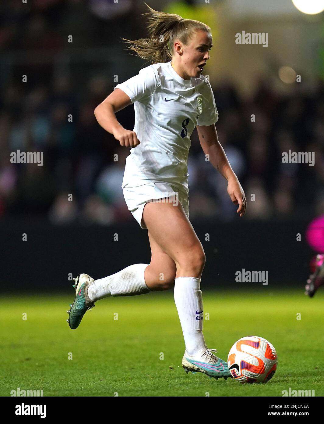 England's Georgia Stanway in action during the Arnold Clark Cup match ...