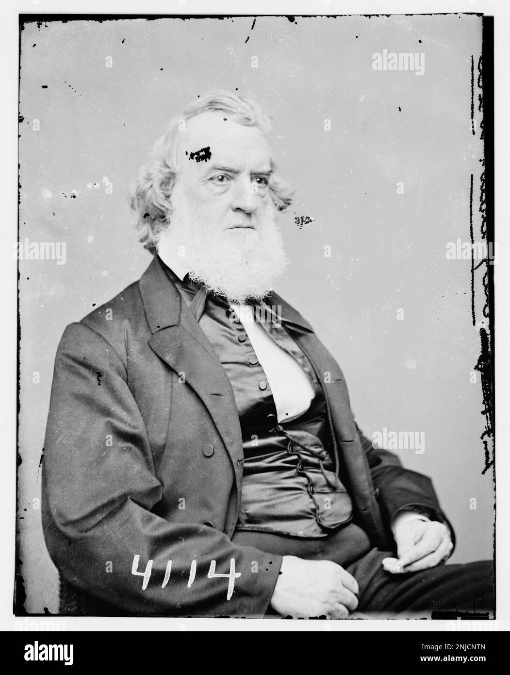 Portrait of Gideon Welles, U.S. Secretary of the Navy under President ...